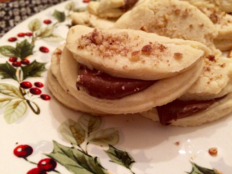 Nutella Fold Over Cookies
